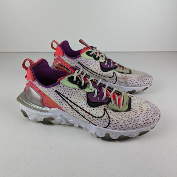 Nike | Shoes | Nike React Vision Summit White Barely Volt Laser Crimson Size 15 Cd437312 G ...